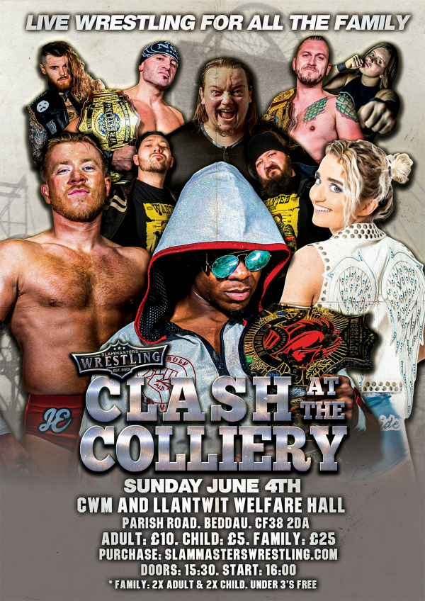 Clash At The Colliery - CWM & Llantwit Welfare Hall, Beddau. 4/6/23 ...